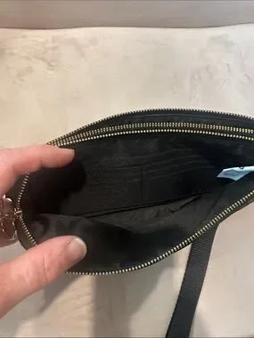 lululemon athletica | Bags | Lululemon Athletica Black Wristlet Clutch ...